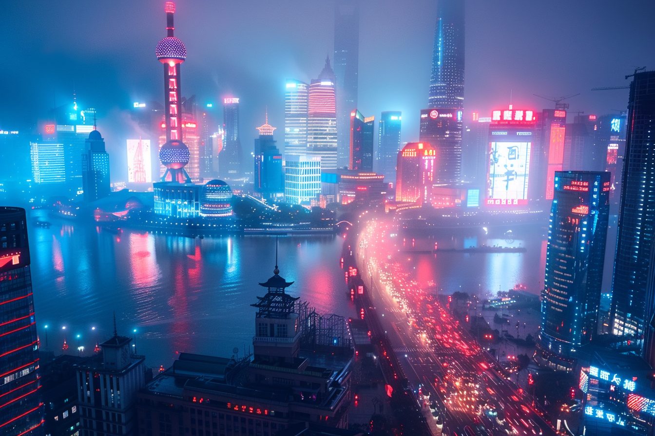 The Cyberpunk Shanghai City