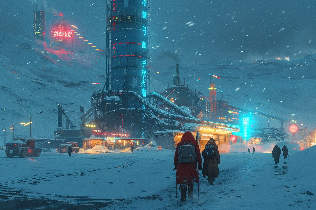 The Cyberpunk Winter Rest Stations