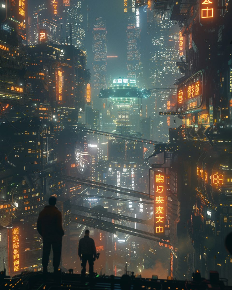 The Futuristic Cityscape of Cyberpunk City