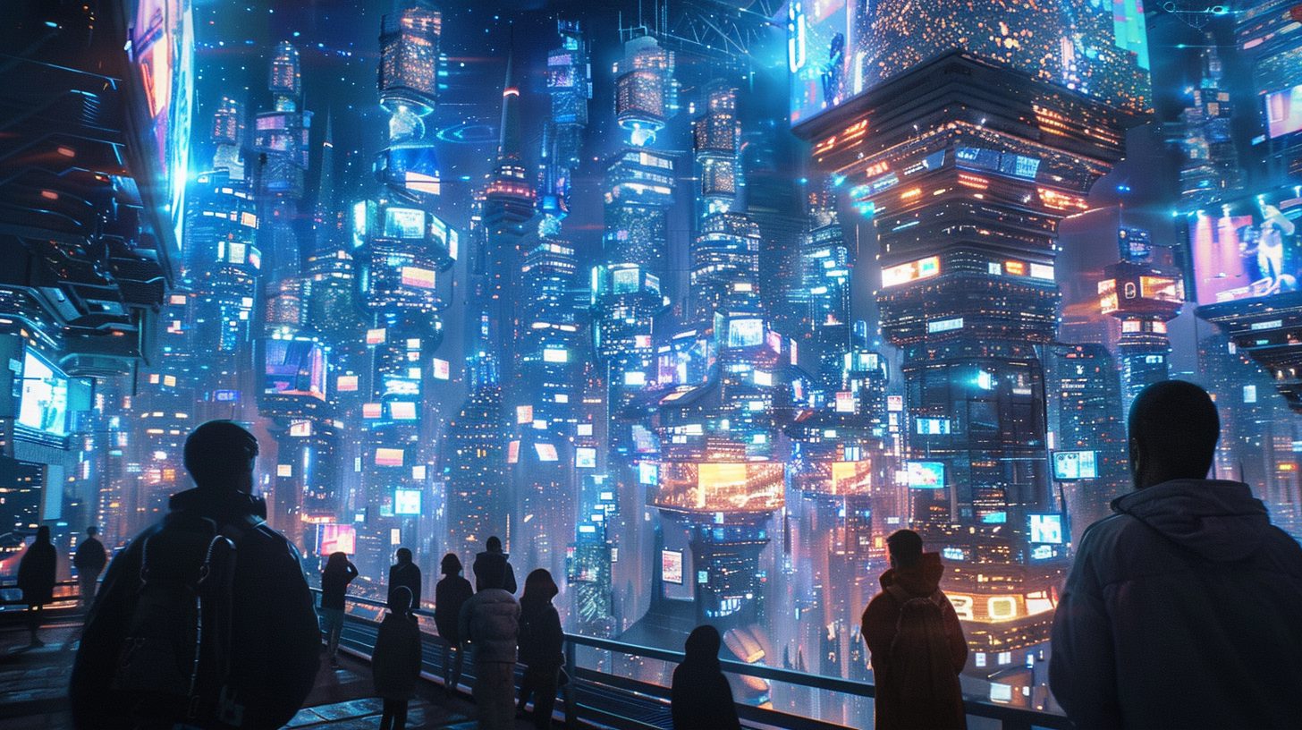 The Futuristic Cityscape of Cyberpunk City
