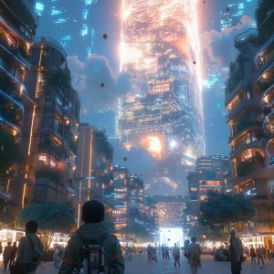 The Futuristic Cityscape of Cyberpunk City