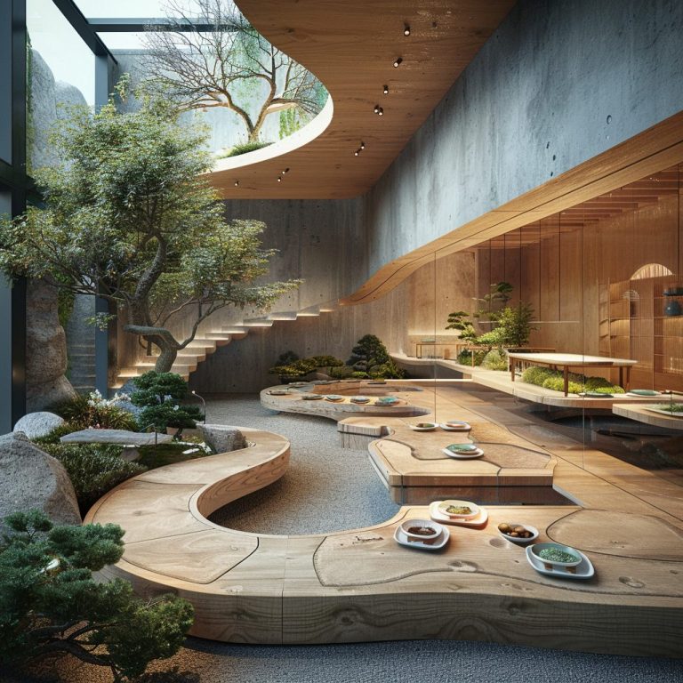 Contemporary Cafe Designs with a Touch of Zen