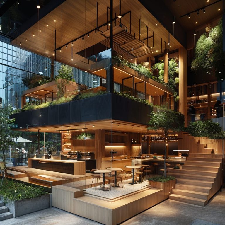 Contemporary Cafe Designs with a Touch of Zen