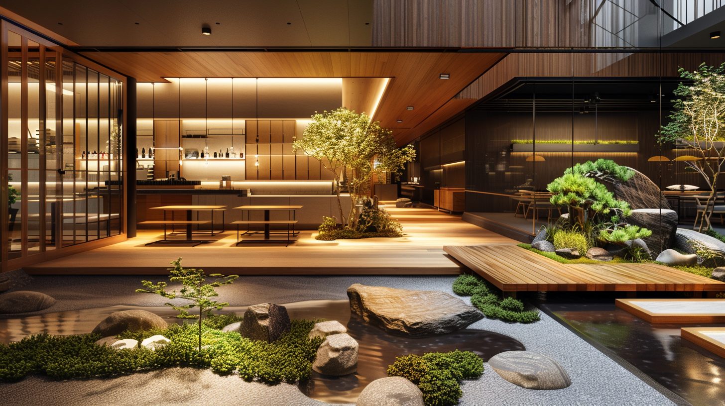 Contemporary Cafe Designs with a Touch of Zen