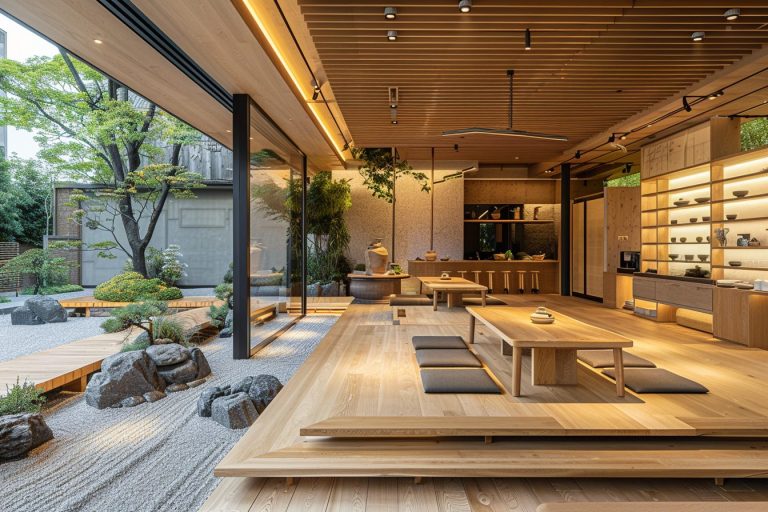 Contemporary Cafe Designs with a Touch of Zen