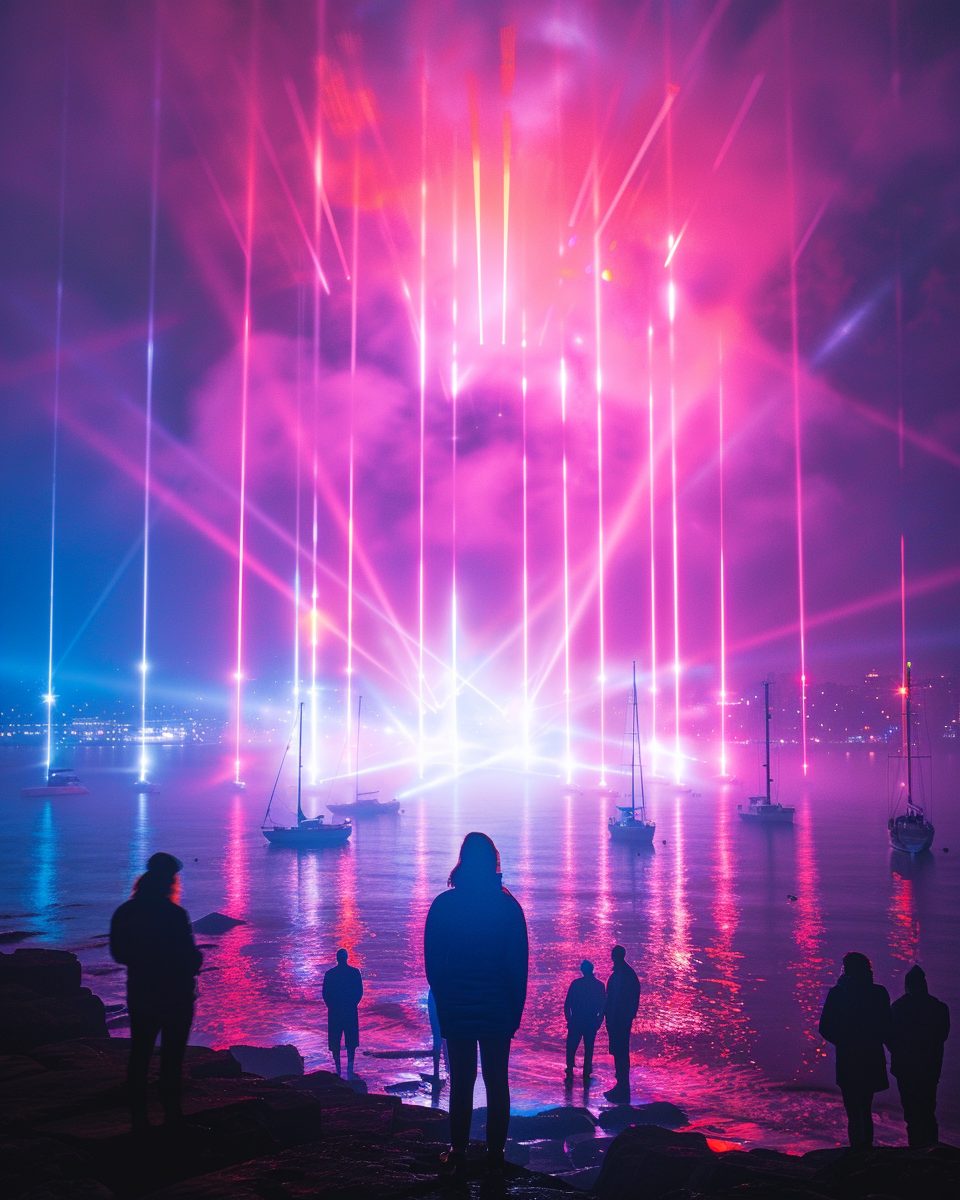 Light Shows at Sea