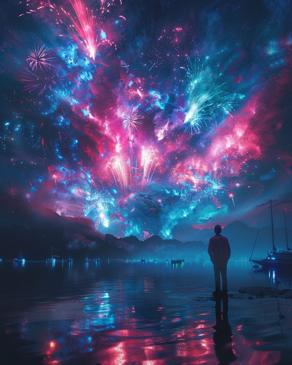Light Shows at Sea