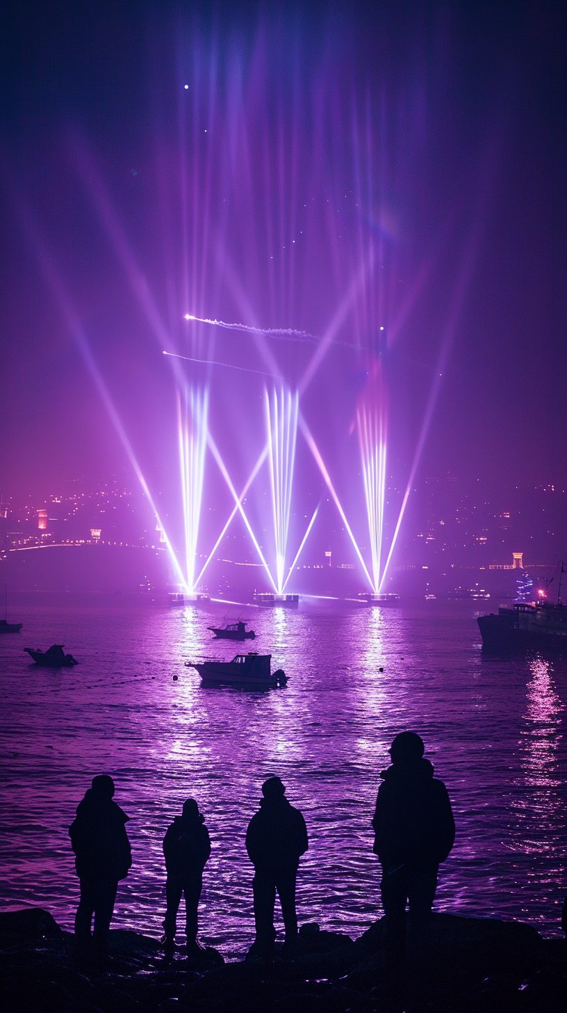 Light Shows at Sea