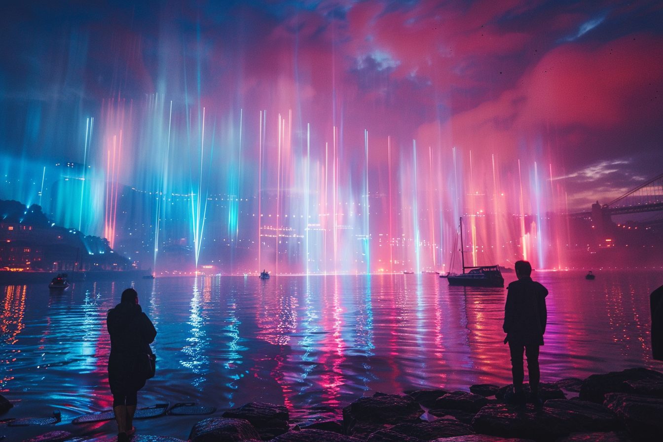 Light Shows at Sea