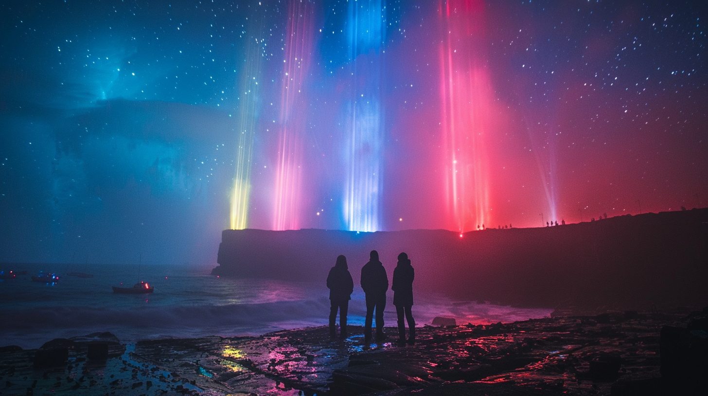 Light Shows at Sea