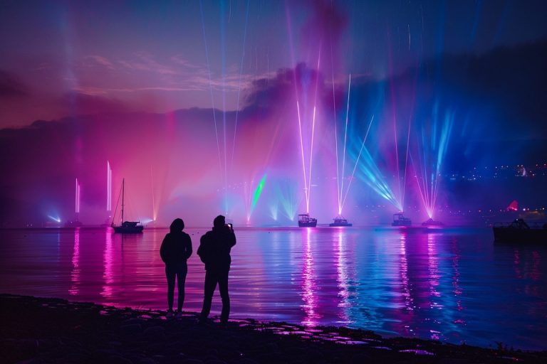 Light Shows at Sea