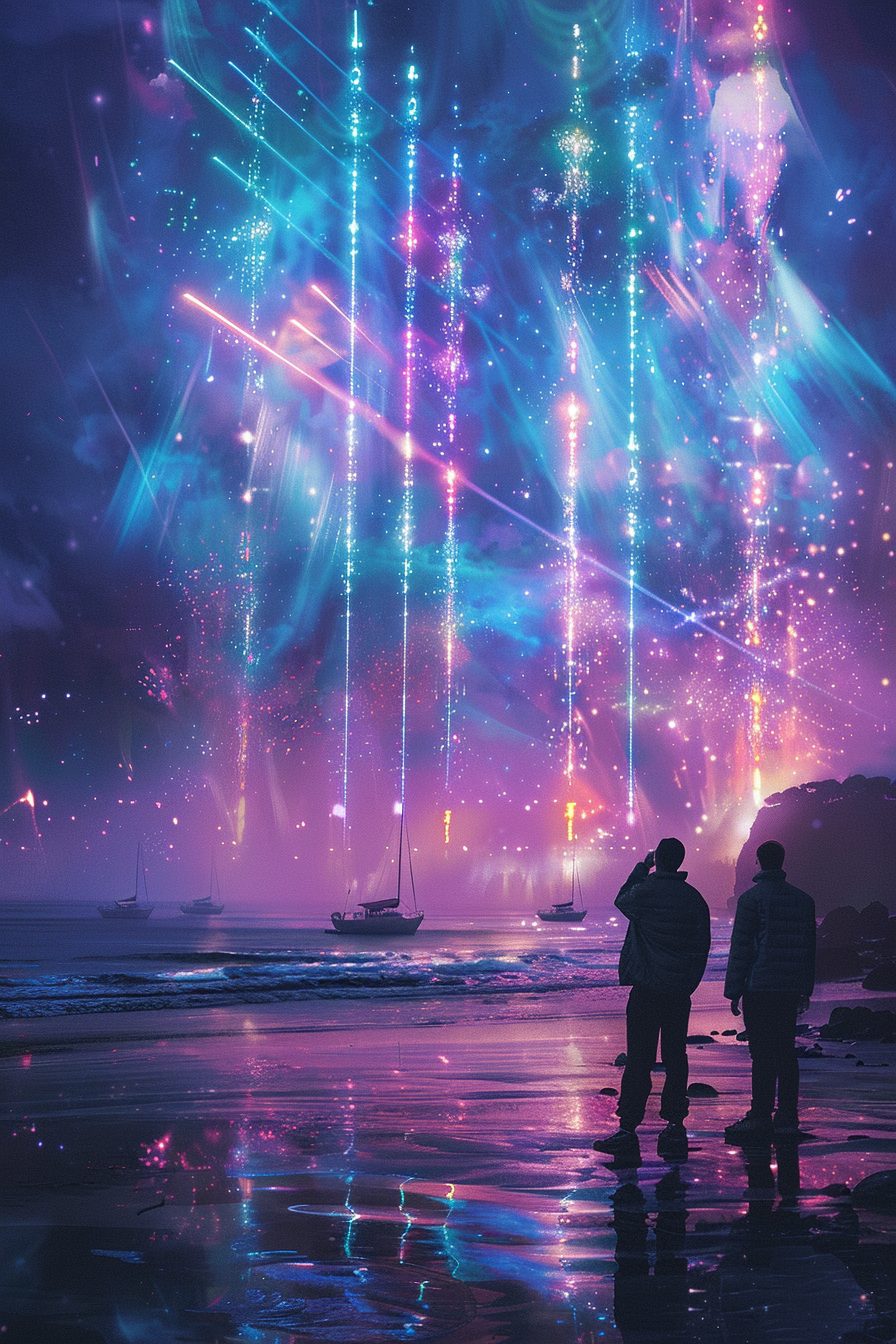 Light Shows at Sea
