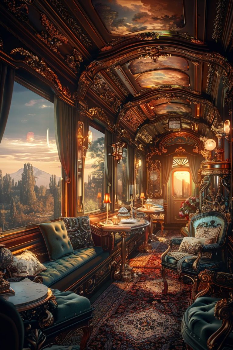 Luxurious Train Interiors