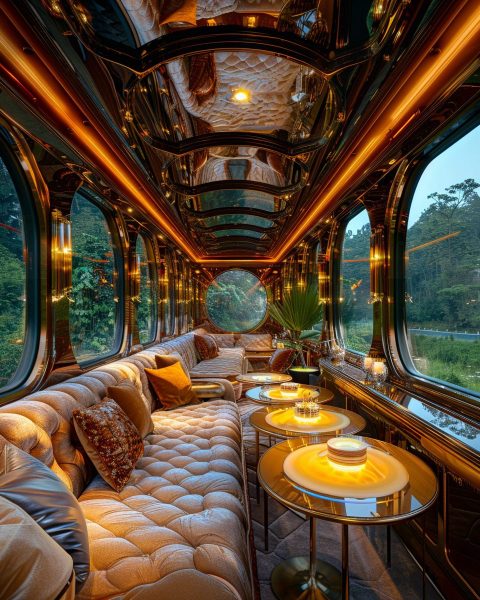 Luxurious Train Interiors