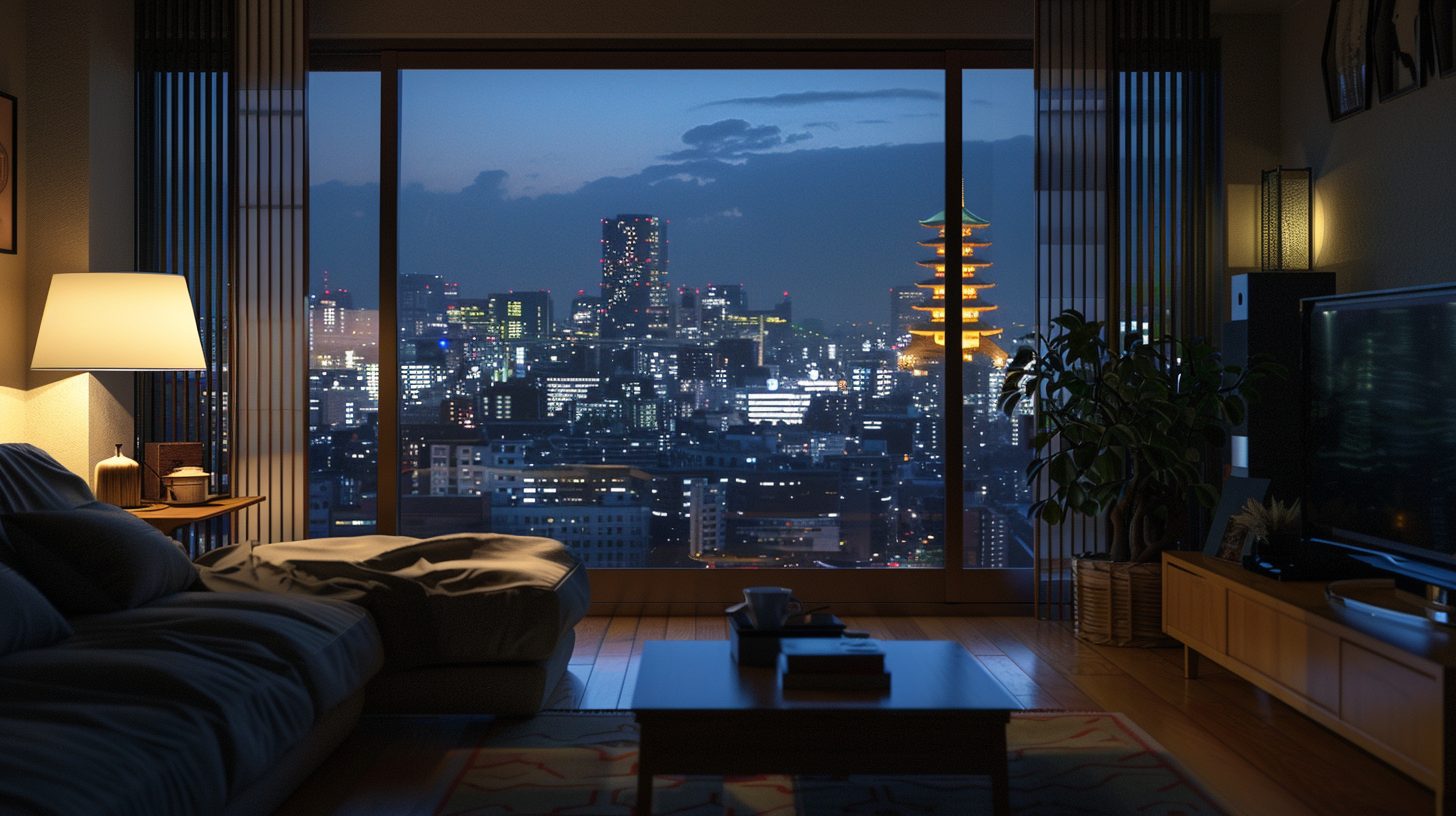 Modern Apartments in Japan – Cityscape View