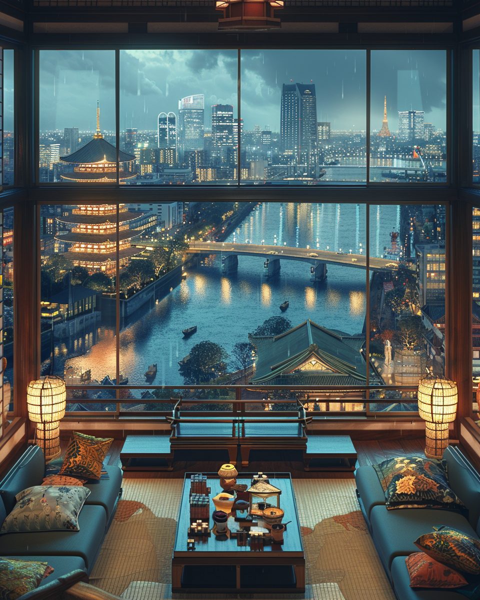 Modern Apartments in Japan – Cityscape View
