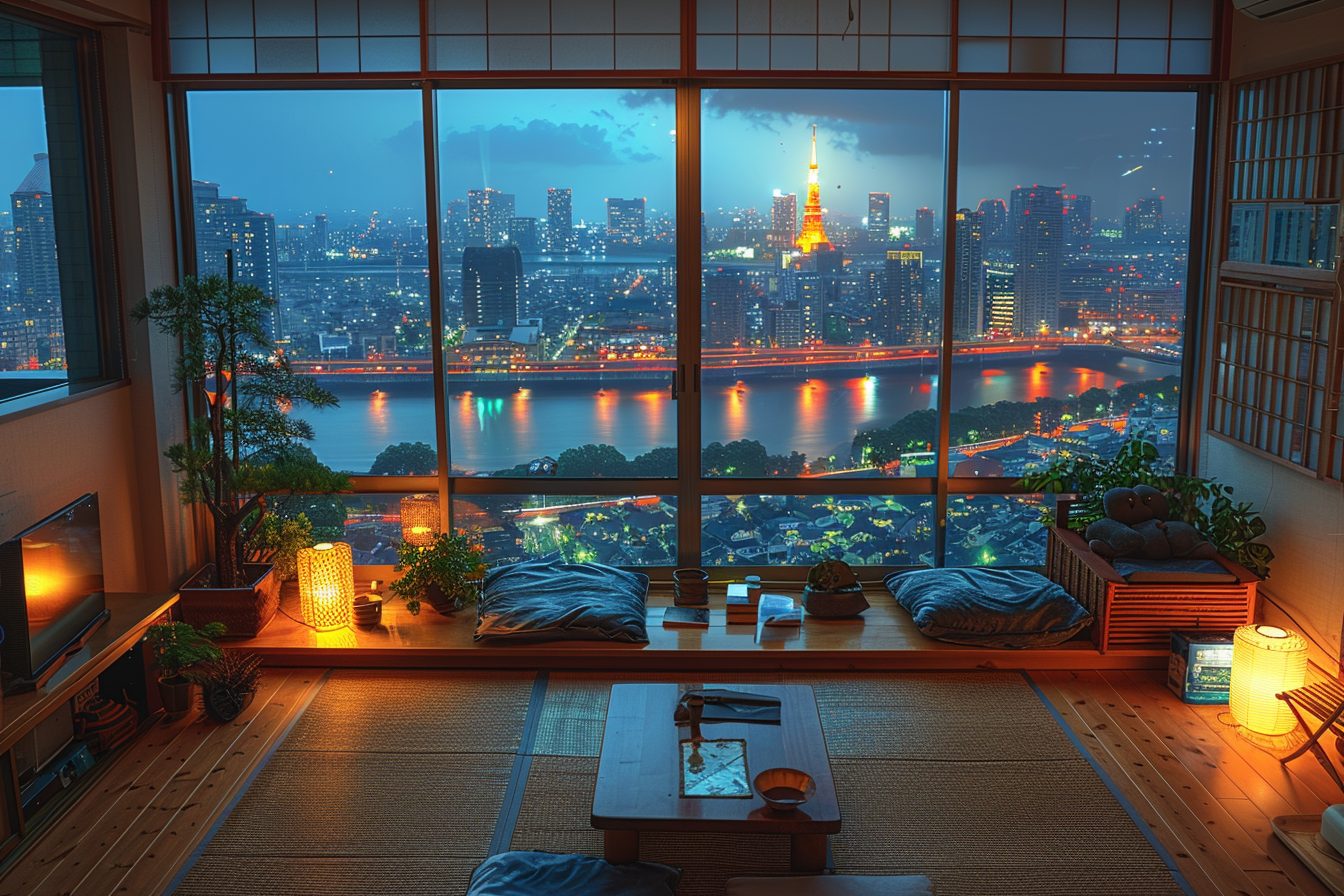Modern Apartments in Japan – Cityscape View