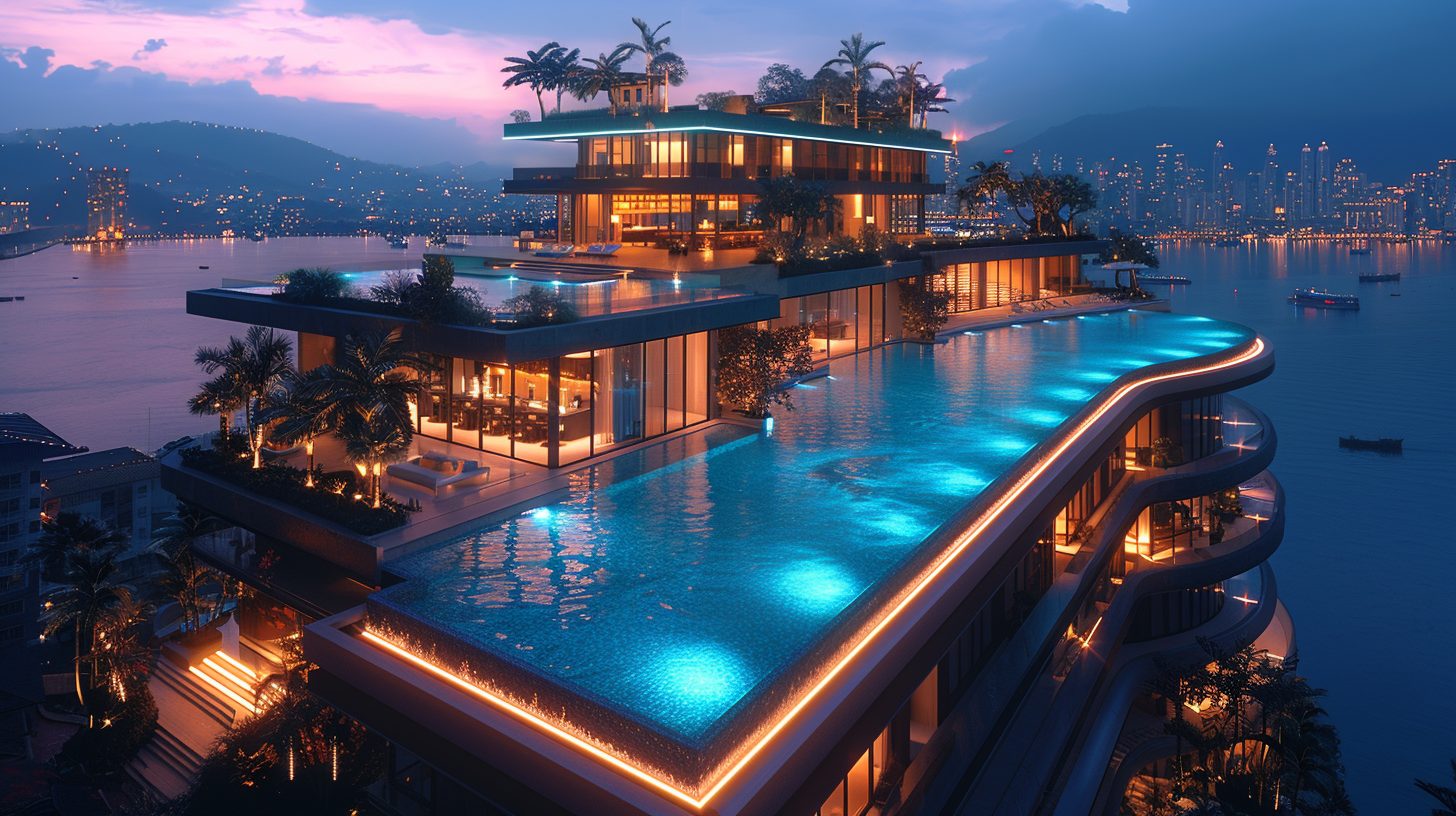 Rooftop Homes with Infinity Pools