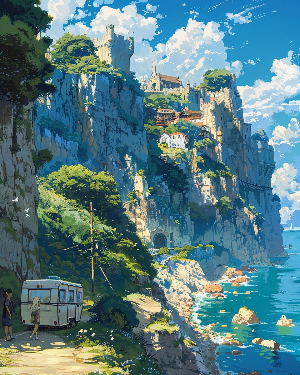 Small Whimsical Cliffside Towns