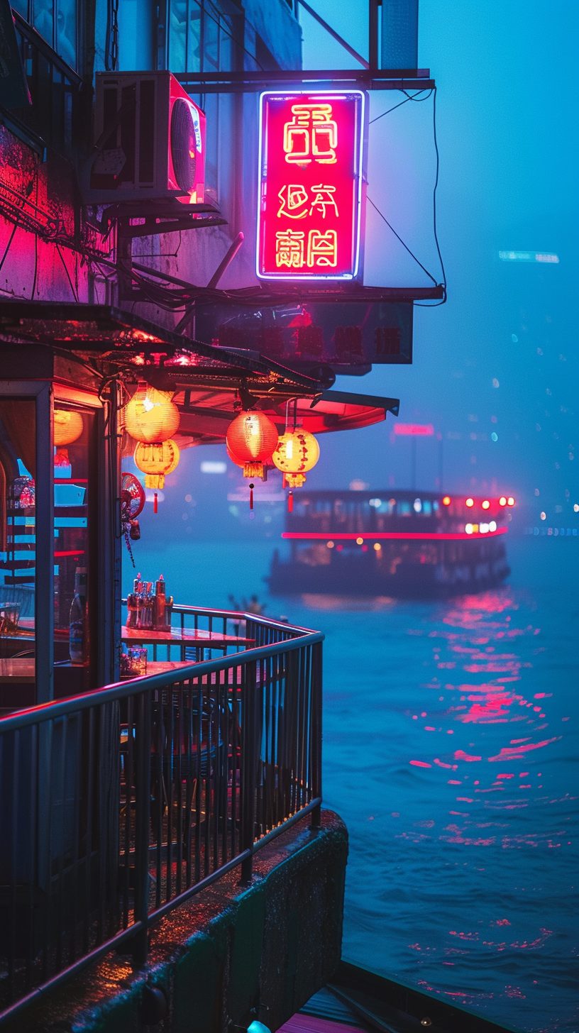 The Floating Restaurants of Hong Kong City Waterfront