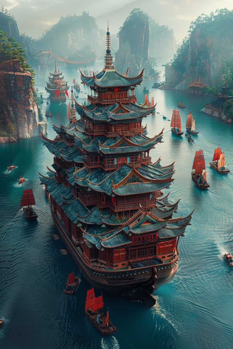 The Japanese Castle Ships