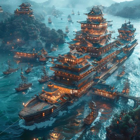 The Japanese Castle Ships