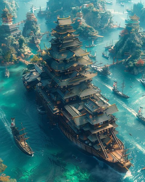 The Japanese Castle Ships