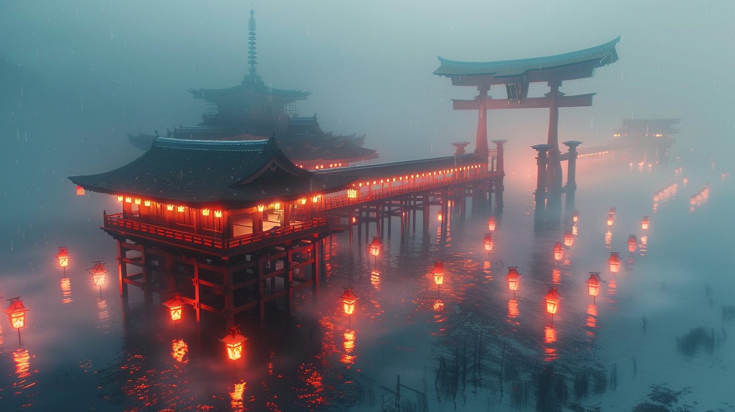 The Japanese Temples of the Sea