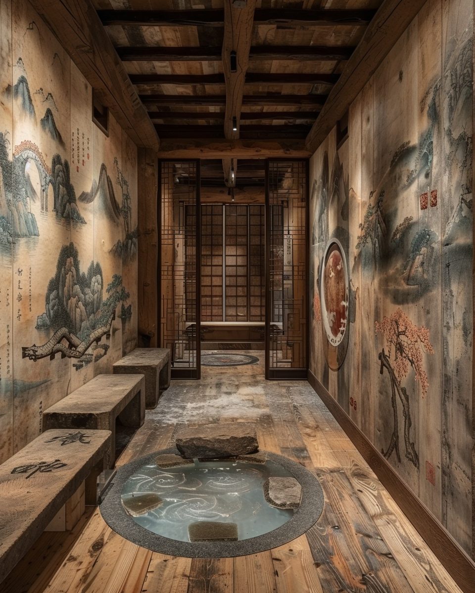 Home Interiors with a Focus on Chinese Painting Decors