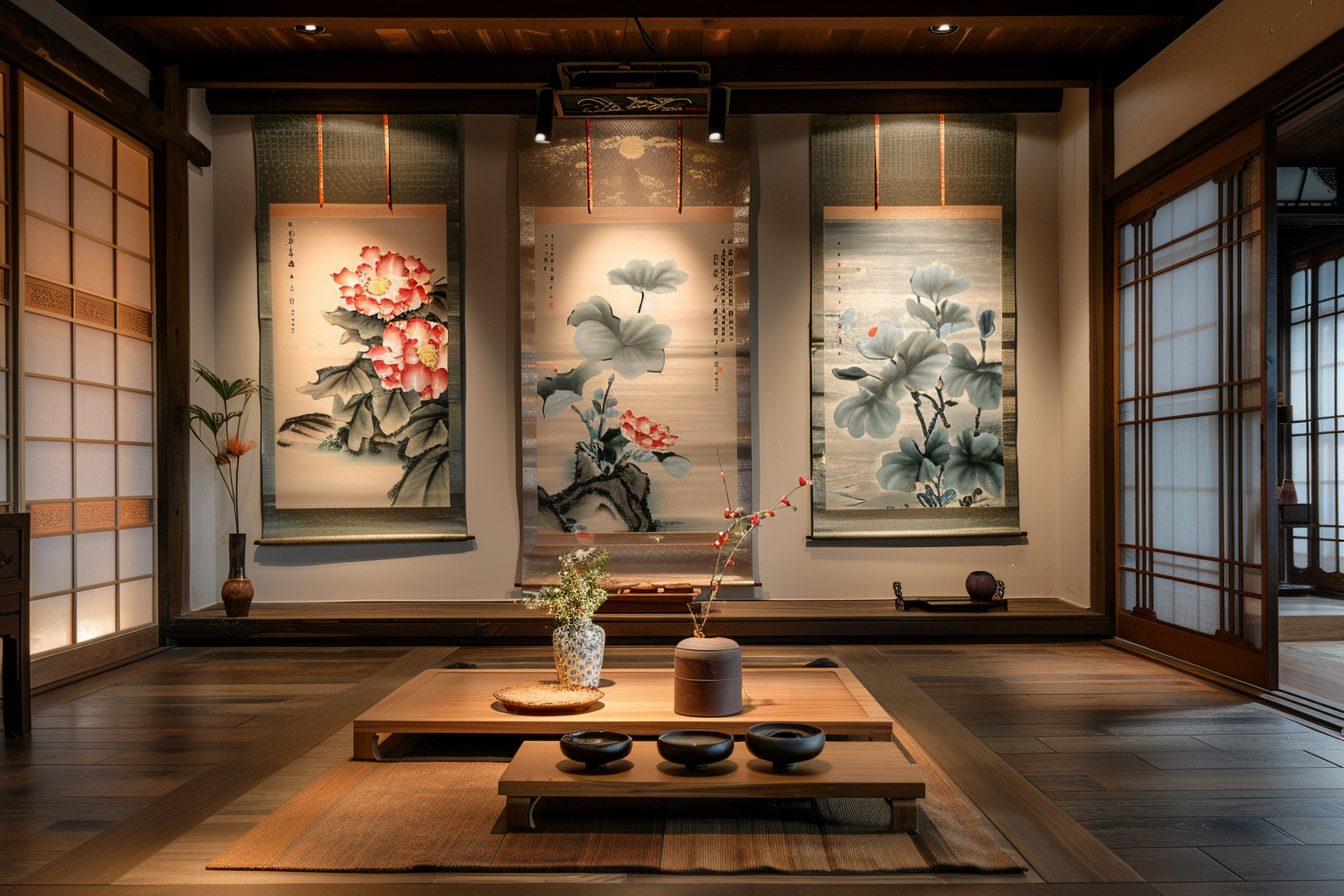 Home Interiors with a Focus on Chinese Painting Decors