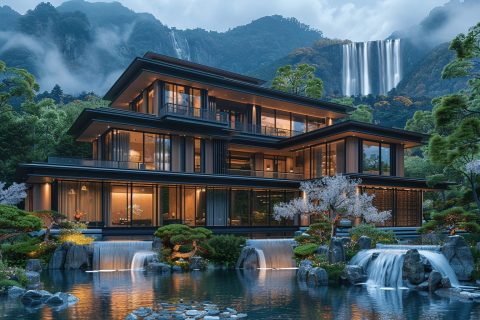 Luxurious Japanese-Style Houses with Amazingly Beautiful Landscapes