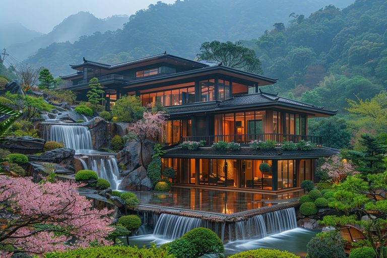 Luxurious Japanese-Style Houses with Amazingly Beautiful Landscapes