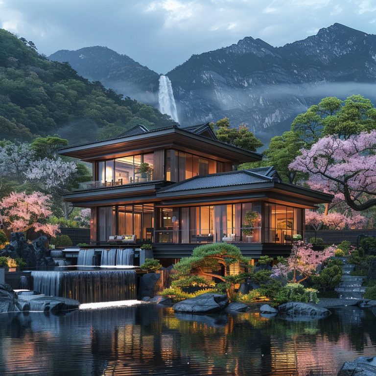 Luxurious Japanese-Style Houses with Amazingly Beautiful Landscapes