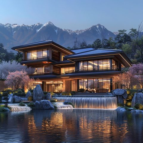 Luxurious Japanese-Style Houses with Amazingly Beautiful Landscapes