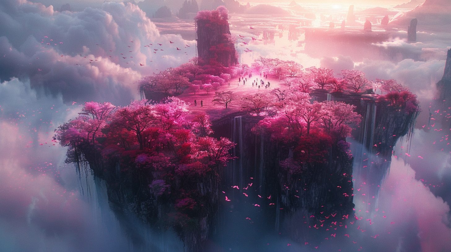 The Flower Islands of Lake Gardens