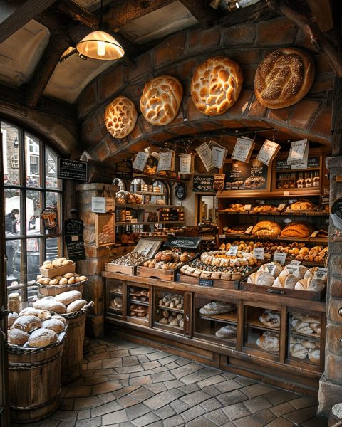 Traditional English Bakery Shops