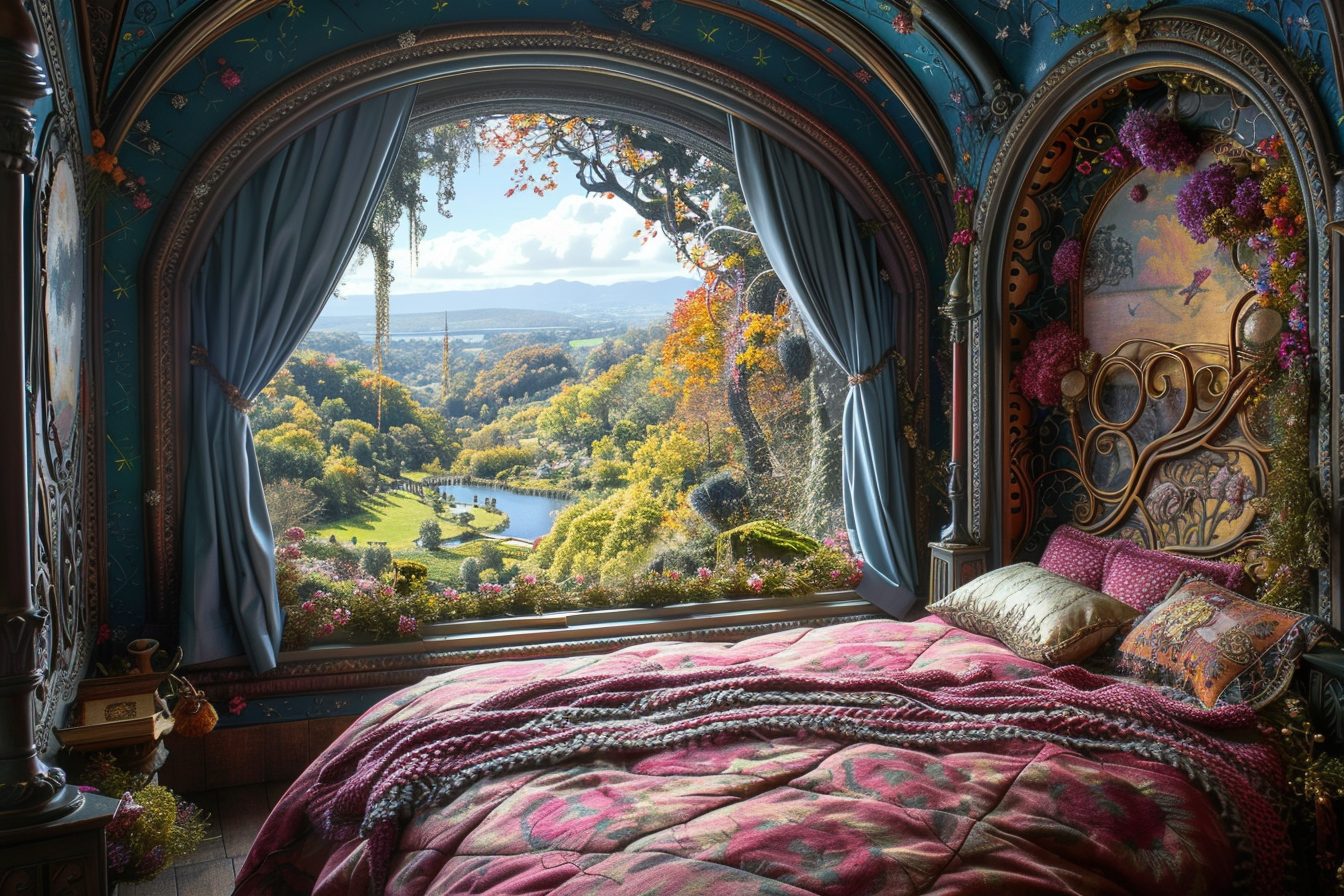 Fantasy Inspired Bedrooms with Beautiful Landscape Views