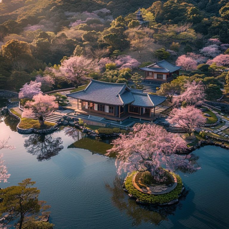 Modern and Traditional Japanese-Style Lakehouses