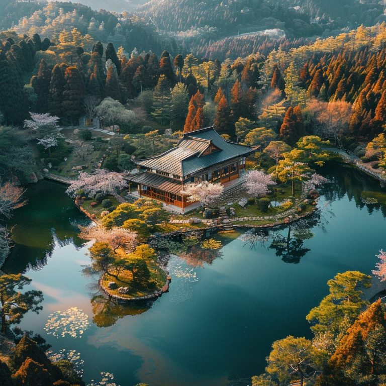 Modern and Traditional Japanese-Style Lakehouses