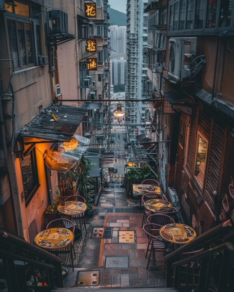The Back Alleys of Hong Kong City