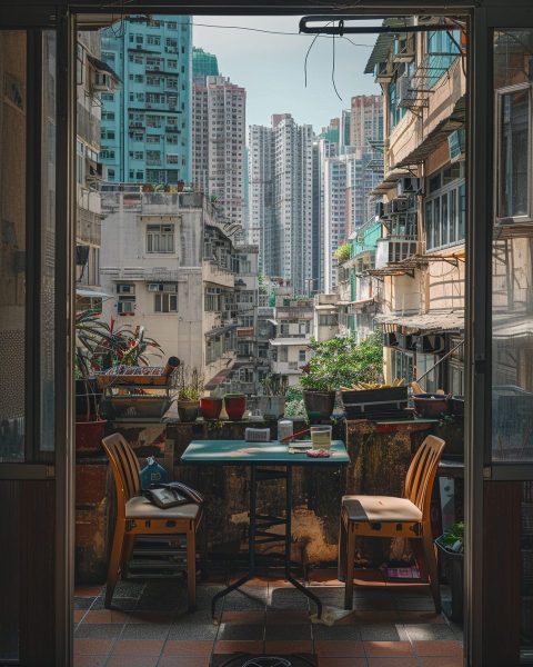 The Back Alleys of Hong Kong City