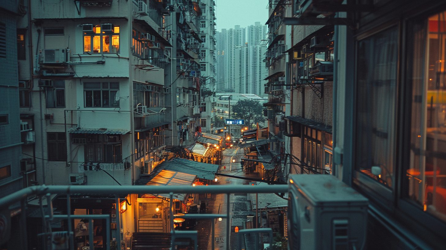 The Back Alleys of Hong Kong City