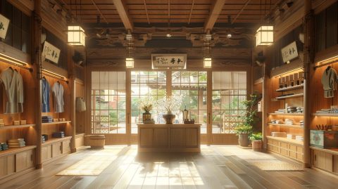 Traditional Japanese-Style Shopping Malls with a Modern Touch