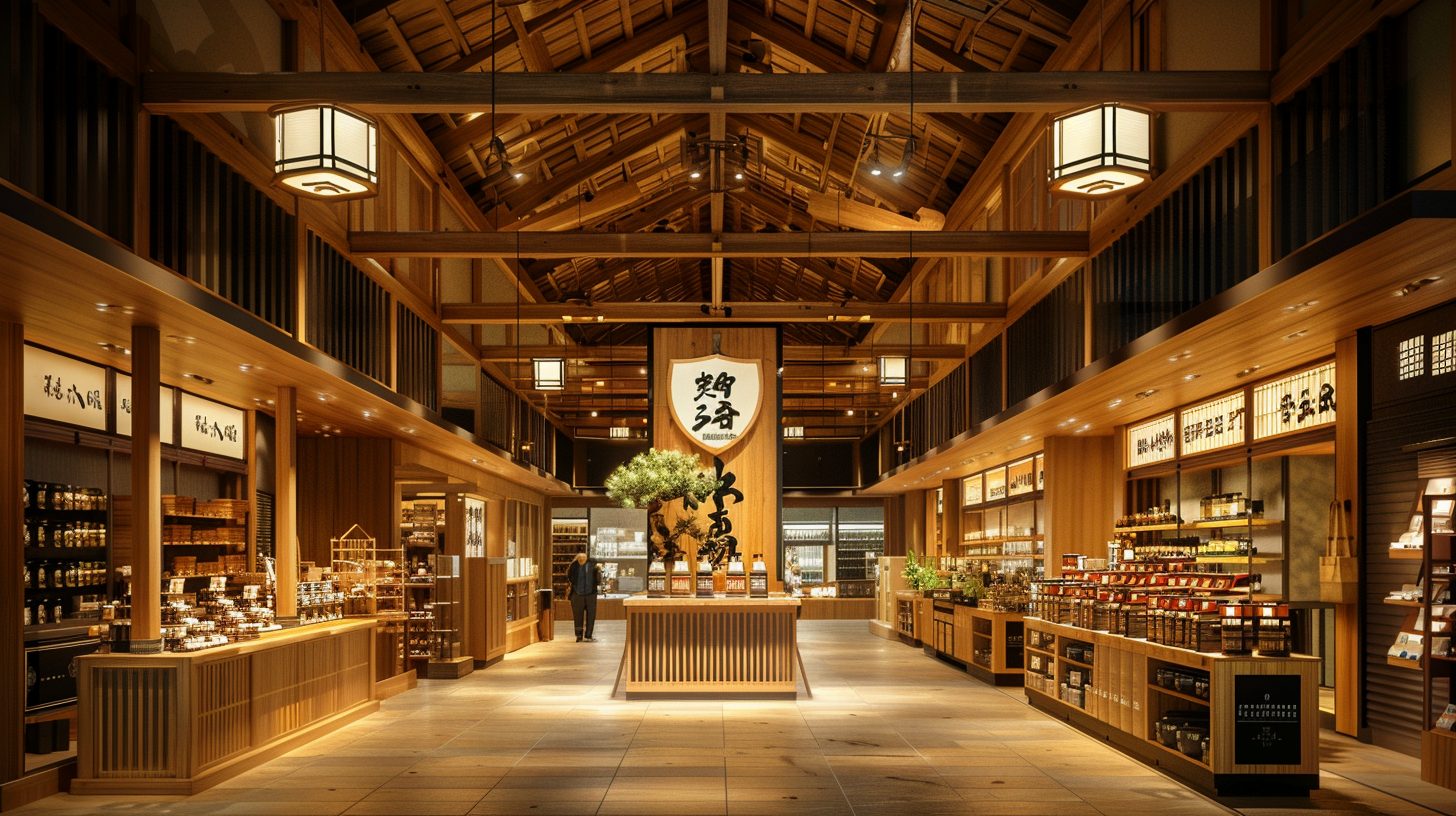 Traditional Japanese-Style Shopping Malls with a Modern Touch