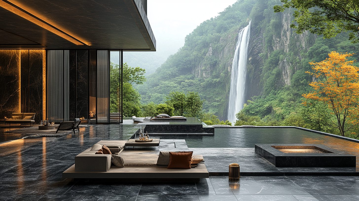 Luxurious Homes with Amazing Waterfall Views