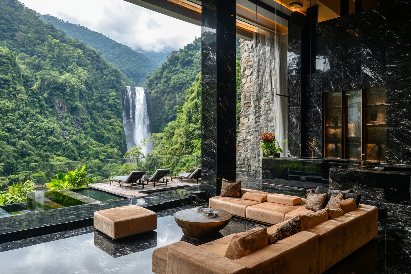 Luxurious Homes with Amazing Waterfall Views