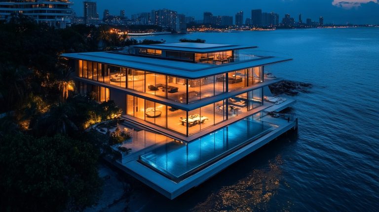 Modern and Luxurious Waterfront Houses