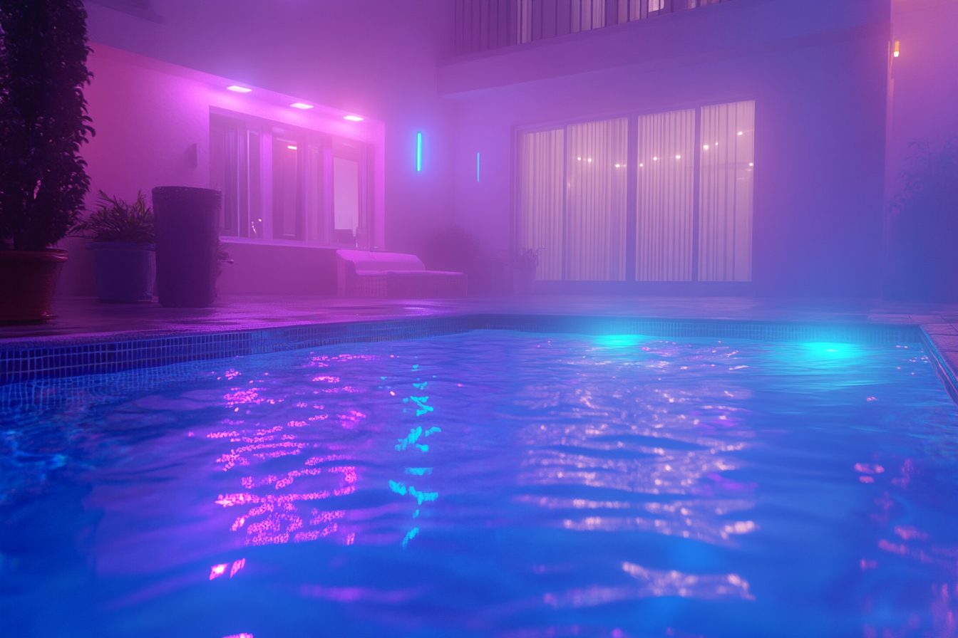 A House with a Swimming Pool – Neon Aesthetics