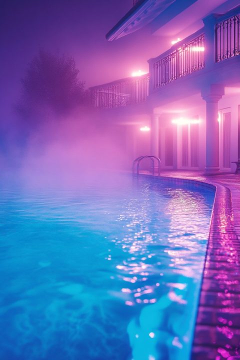 A House with a Swimming Pool – Neon Aesthetics