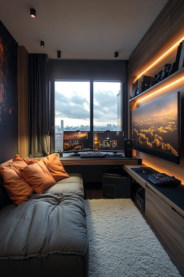 8 Cool Gaming Room Ideas to Turn a Boring Room into a Computer Gaming ...